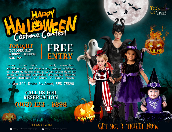 Copy of Halloween Costume Contest - Poster | PosterMyWall