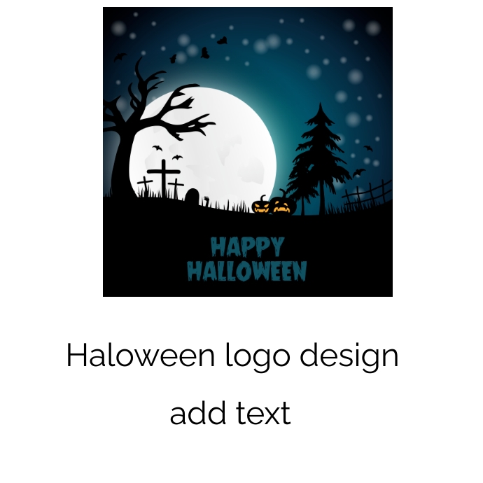 Halloween logo design Template | PosterMyWall