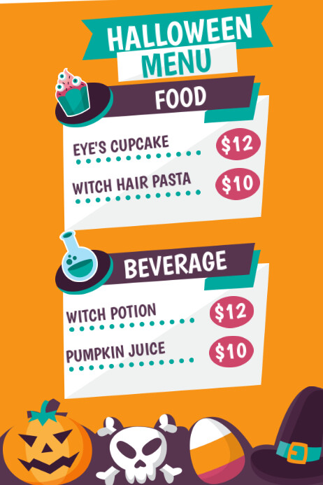 Copy of Halloween Menu Special Offer | PosterMyWall
