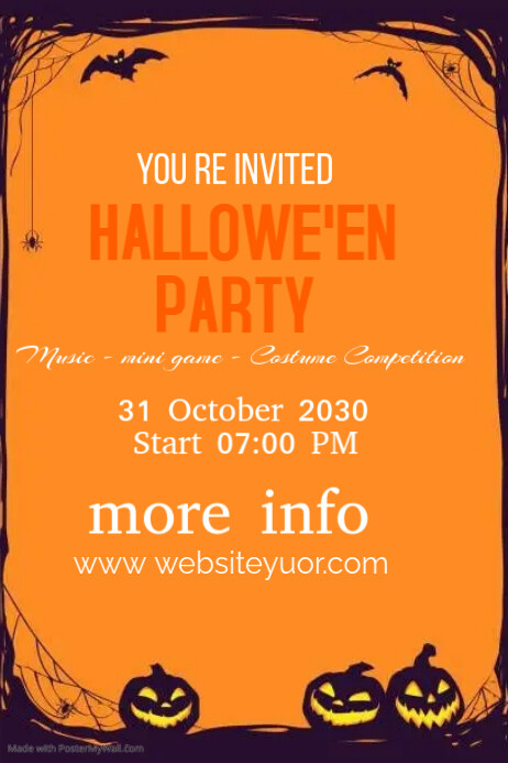 Copy of Halloween month | PosterMyWall