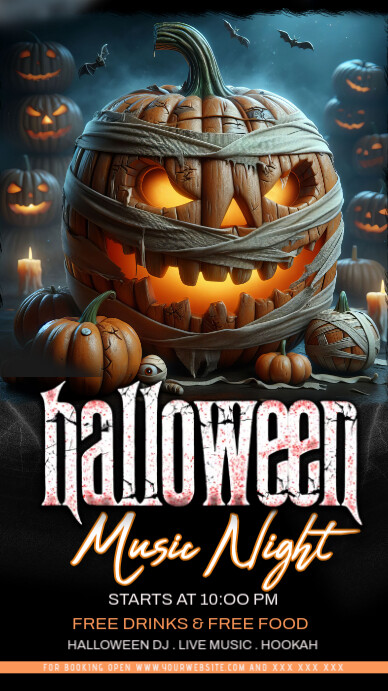Halloween Music Night Template | PosterMyWall