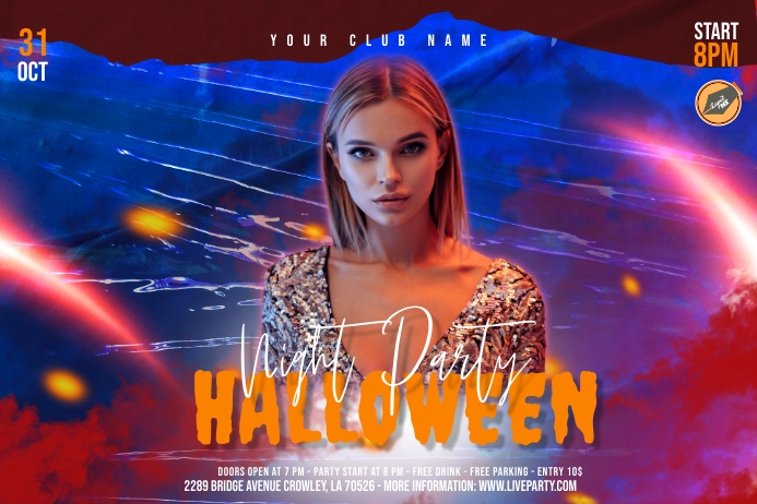Copy of Halloween Night Ads | PosterMyWall