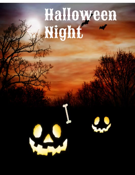 Copy of halloween night | PosterMyWall