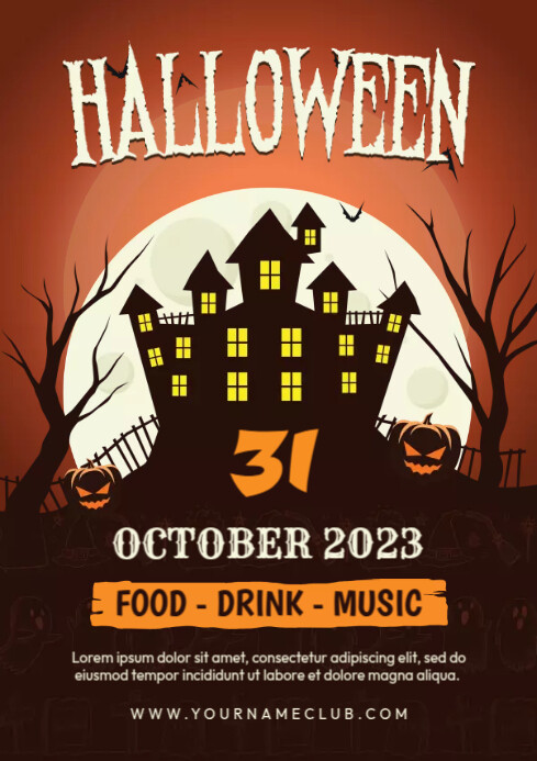 Halloween Night Event Template | PosterMyWall