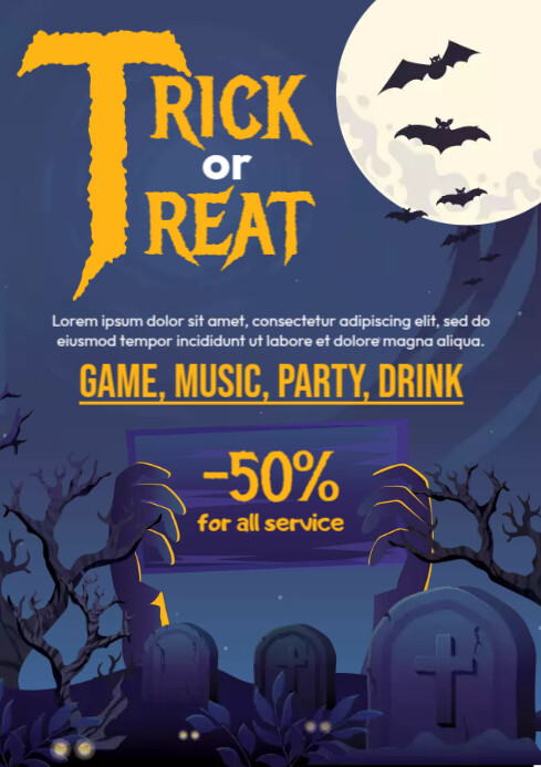 Halloween Night Event Template | PosterMyWall