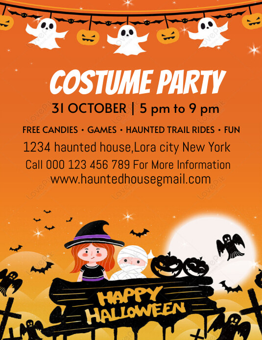 Halloween night party flyer,club poster,ad Template | PosterMyWall
