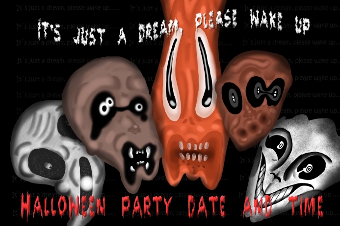 halloween nightmare Template | PosterMyWall