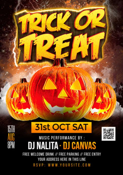 Halloween party,Halloween costume contest Template | PosterMyWall