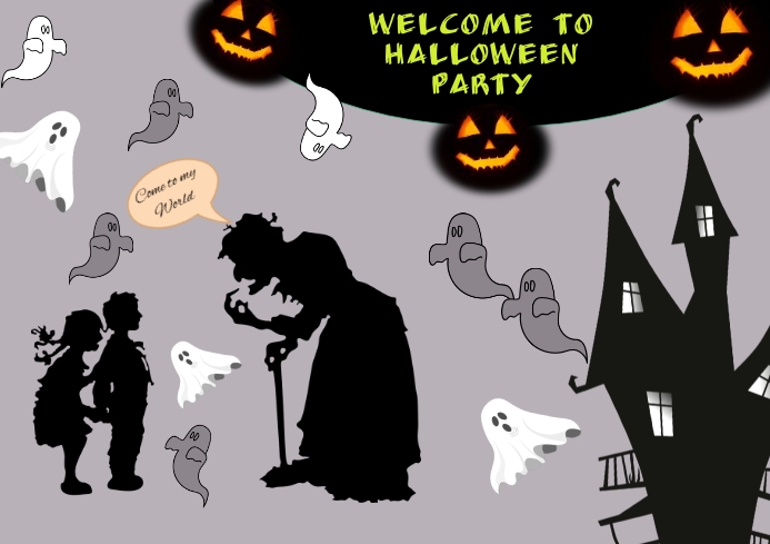 Halloween Party (1) Template | PosterMyWall