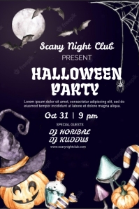 HALLOWEEN PARTY BANNER TEMPLATE | PosterMyWall
