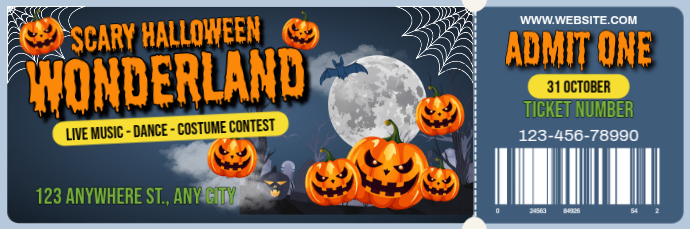 Halloween Party Coupon Template | PosterMyWall