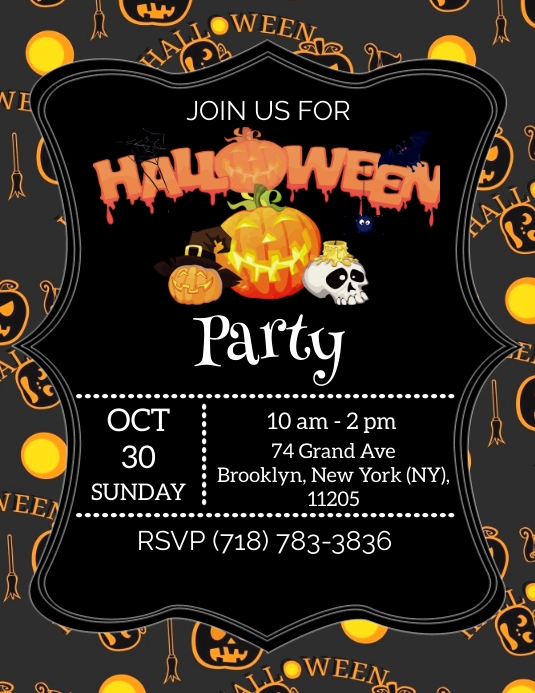Halloween Party Template | PosterMyWall