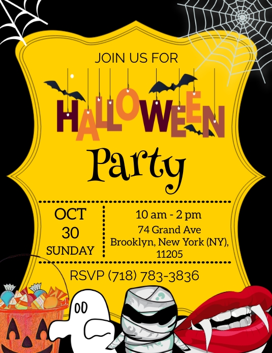 Halloween Party Template | PosterMyWall