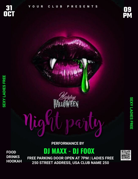 HALLOWEEN PARTY Template | PosterMyWall