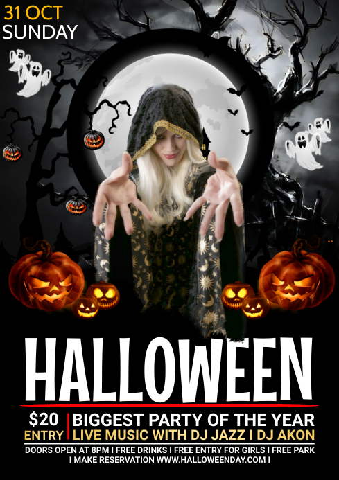HALLOWEEN PARTY Template | PosterMyWall