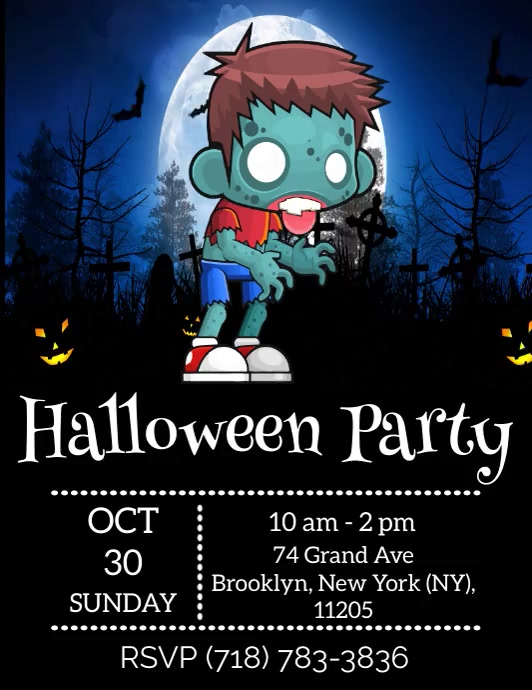 halloween party Template | PosterMyWall