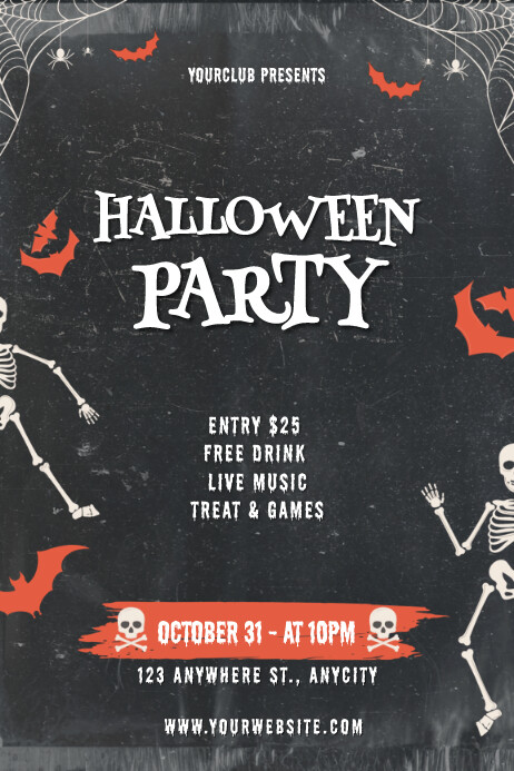 Halloween Party Template | PosterMyWall