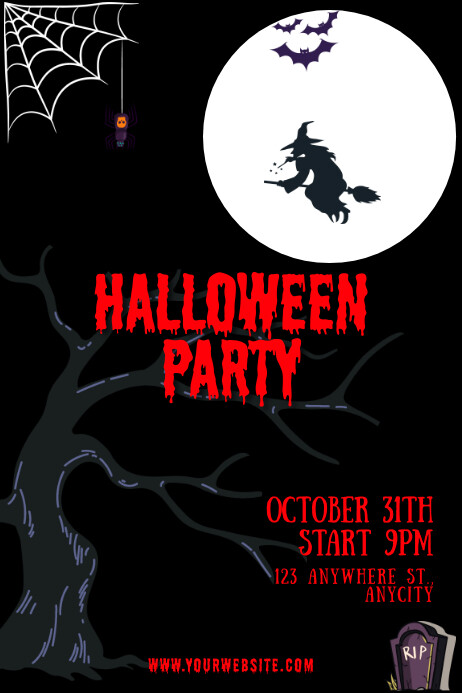 Halloween Party Template | PosterMyWall