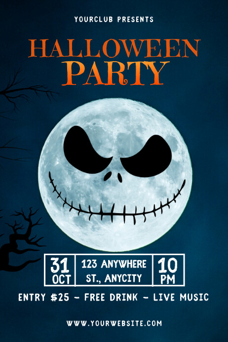 Halloween Party Template | PosterMyWall