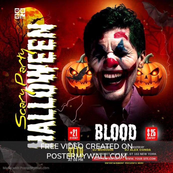 HALLOWEEN PARTY Template | PosterMyWall