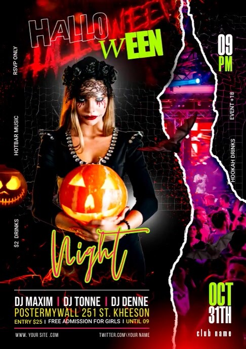 HALLOWEEN PARTY Template | PosterMyWall