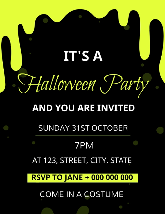 Halloween Party Template | PosterMyWall