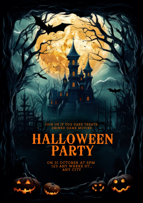 Halloween Party Template | PosterMyWall