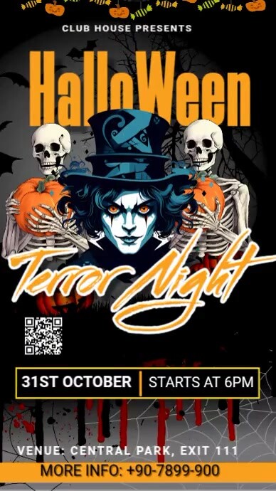 halloween party Template | PosterMyWall