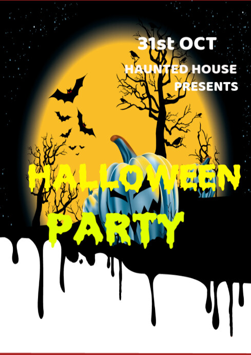 HALLOWEEN PARTY Template | PosterMyWall