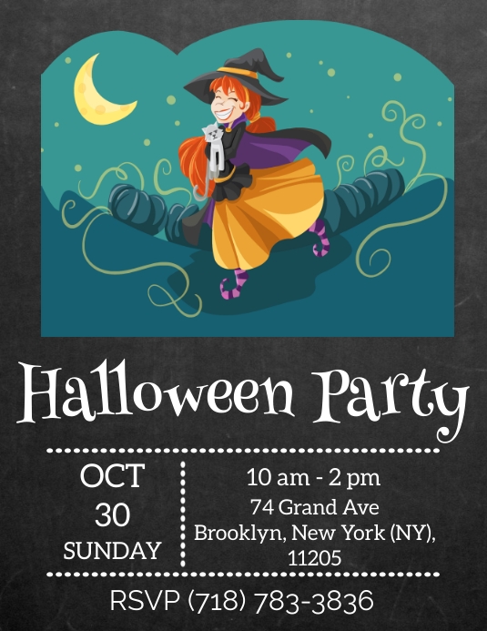 halloween party Template | PosterMyWall