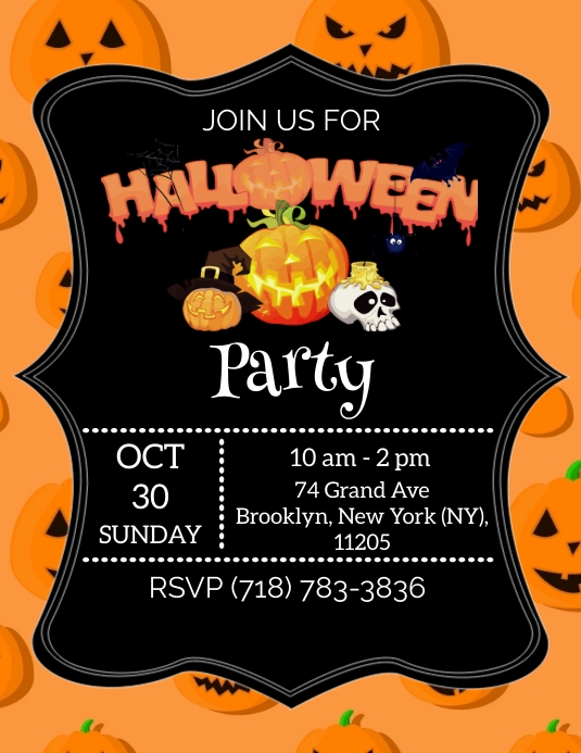 Halloween Party Template | PosterMyWall