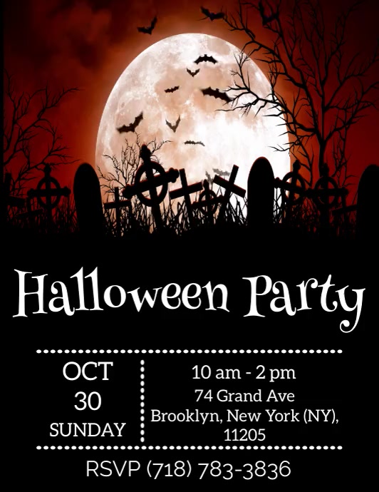 halloween party Template | PosterMyWall