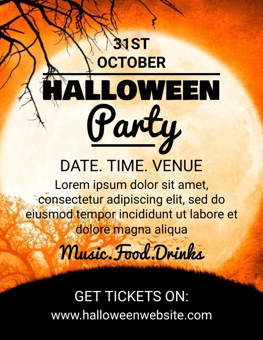 Halloween Party Template | PosterMyWall