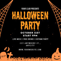 Halloween party Template | PosterMyWall