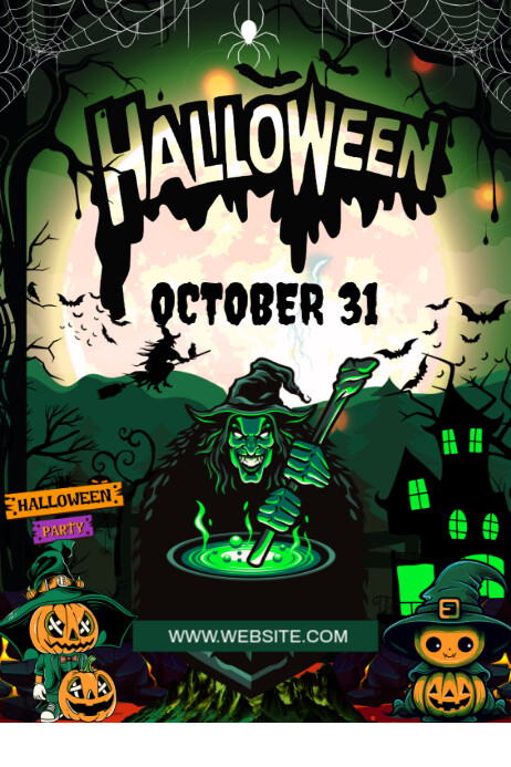 Halloween Party Template | PosterMyWall