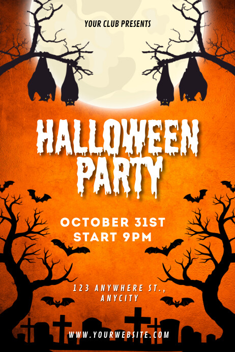 Halloween Party Template | PosterMyWall