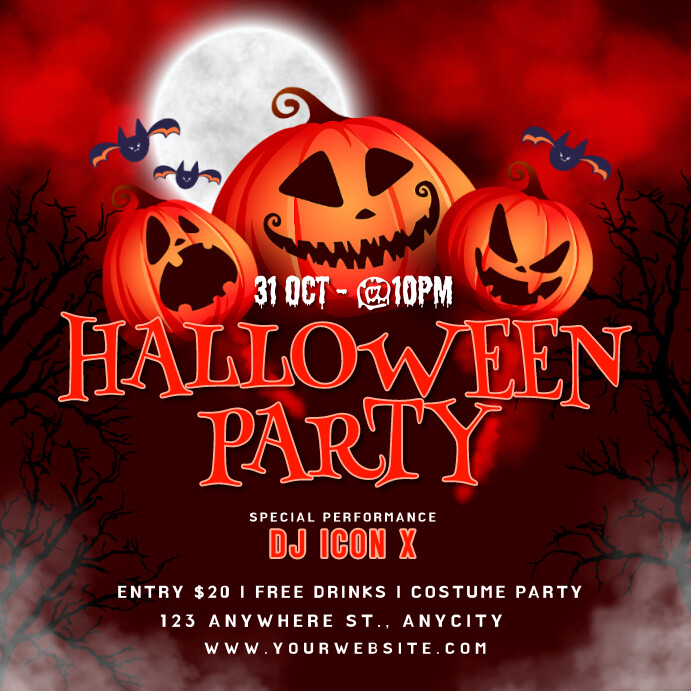 Copy of Halloween Party | PosterMyWall