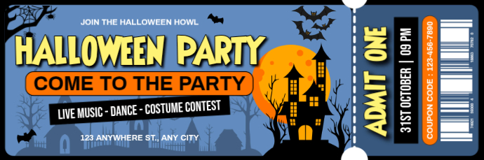 Halloween Party Template | PosterMyWall