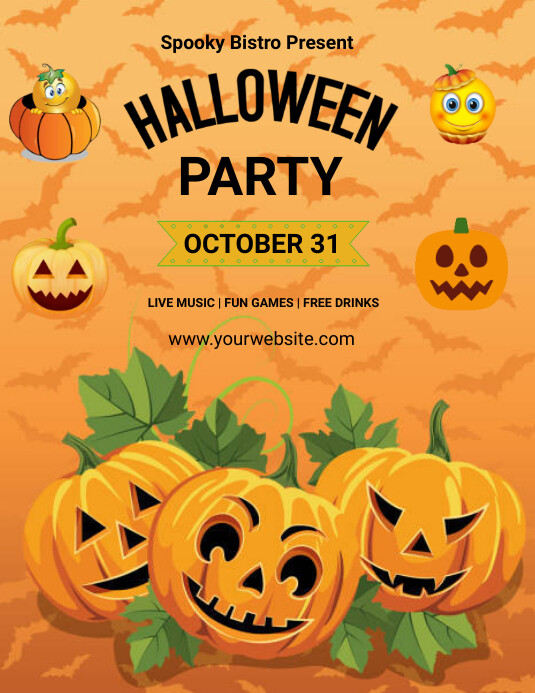 halloween party event flyer,celebration flyer Template | PosterMyWall