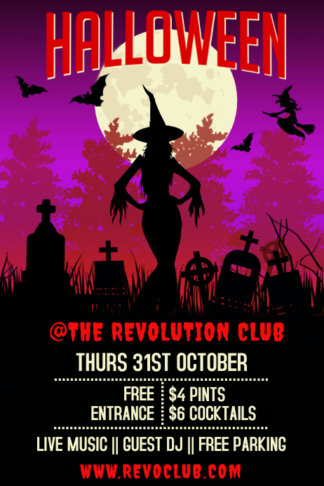 Halloween Party Event Template | PosterMyWall