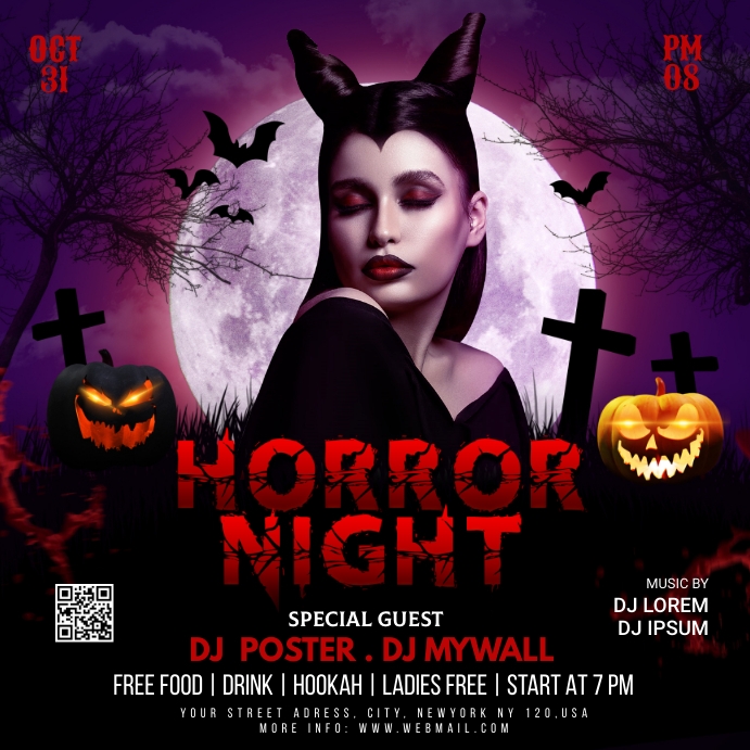 Halloween Party Flyer Template | PosterMyWall