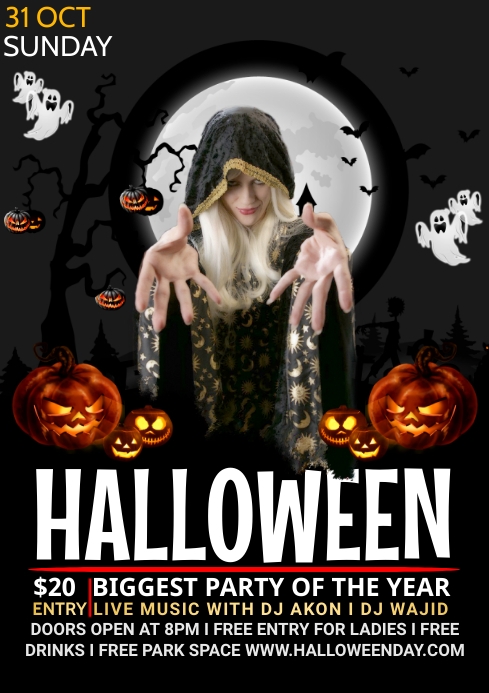 Halloween party flyers templates | PosterMyWall