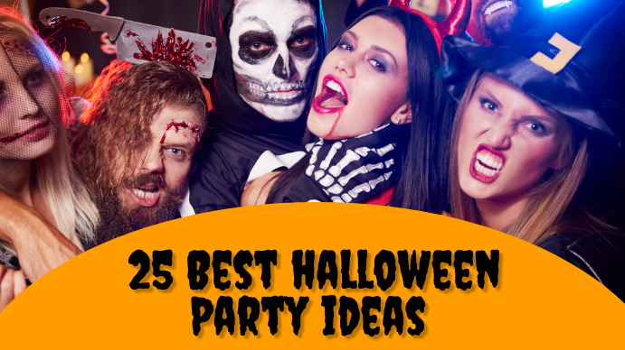 Halloween party ideas YouTube thumbnails Template | PosterMyWall