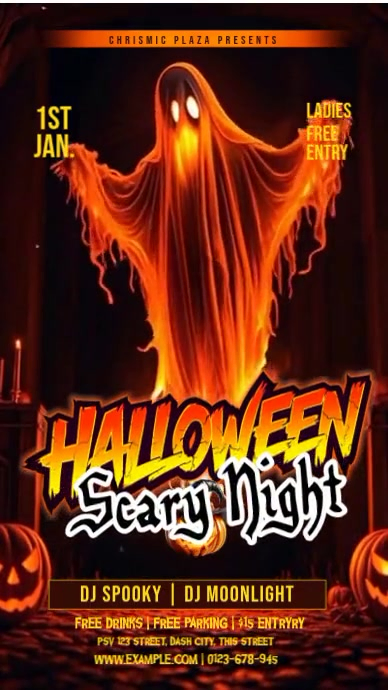 Plantilla de HALLOWEEN PARTY POSTER | PosterMyWall