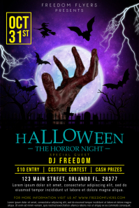 Template halloween dance | PosterMyWall