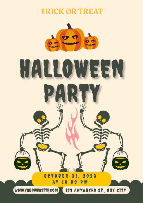 Halloween Party Poster Template | PosterMyWall