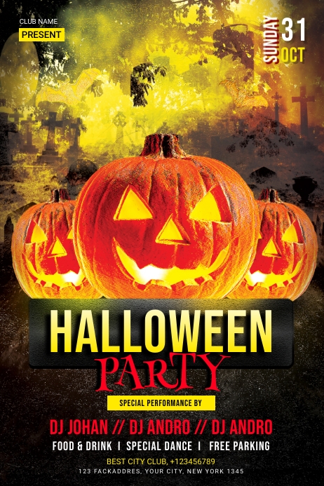 Copy of Halloween Party poster | PosterMyWall