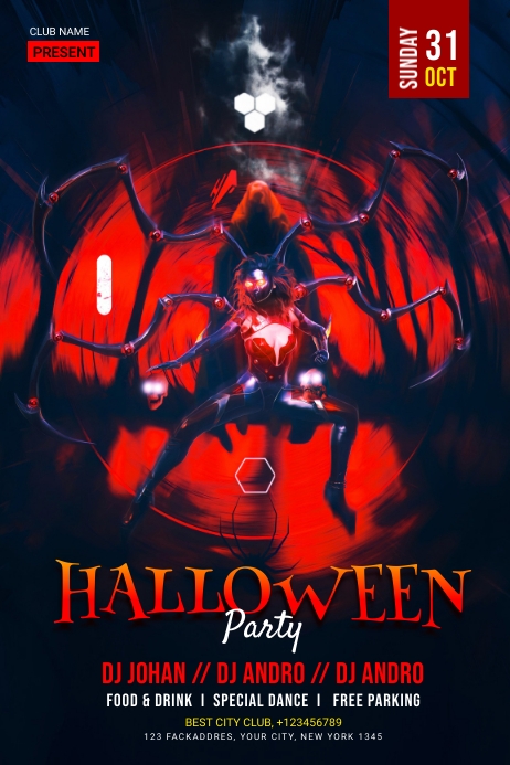 Copy of Halloween Party Poster | PosterMyWall