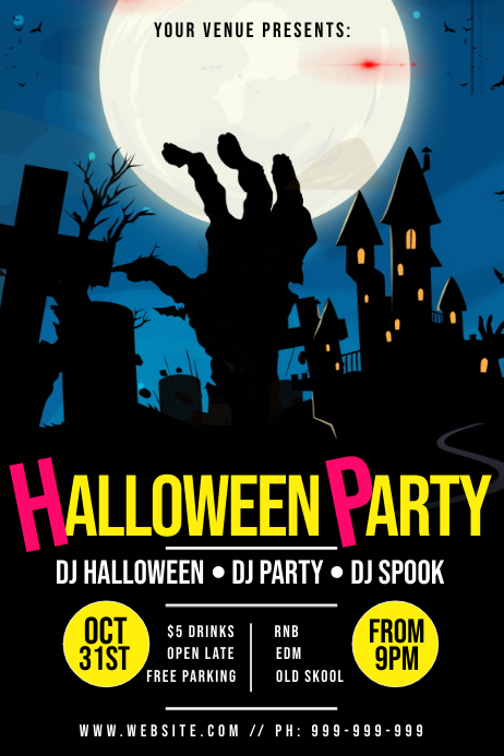 Copy of Halloween Party Poster | PosterMyWall