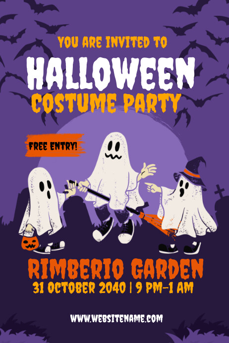 Halloween Party Poster Template | PosterMyWall